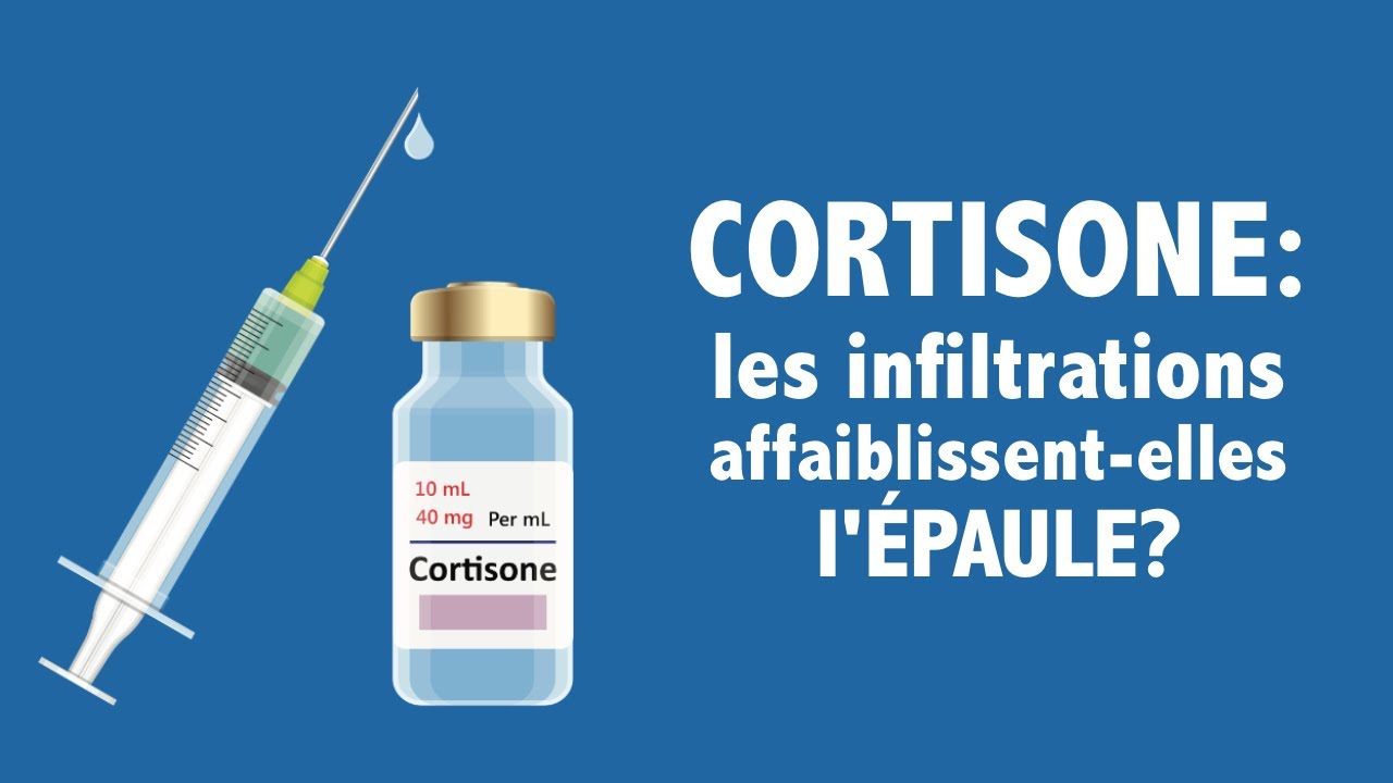 CORTISONE: les infiltrations affaiblissent-elles l'épaule? - YouTube