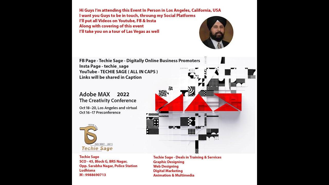 ADOBE MAX 2022 | TECHIE SAGE | DIGITAL MARKETING | GRAPHICS / WEB ...