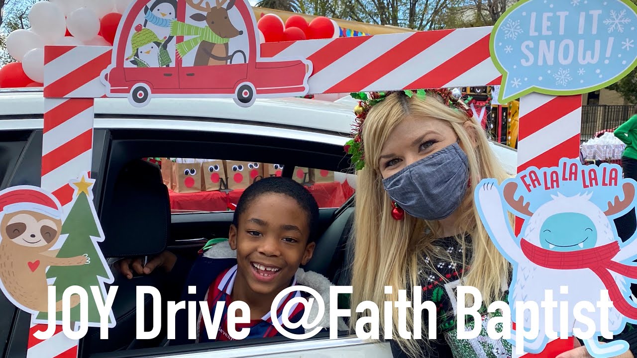 JOY Drive Christmas Parade at Faith Baptist - YouTube