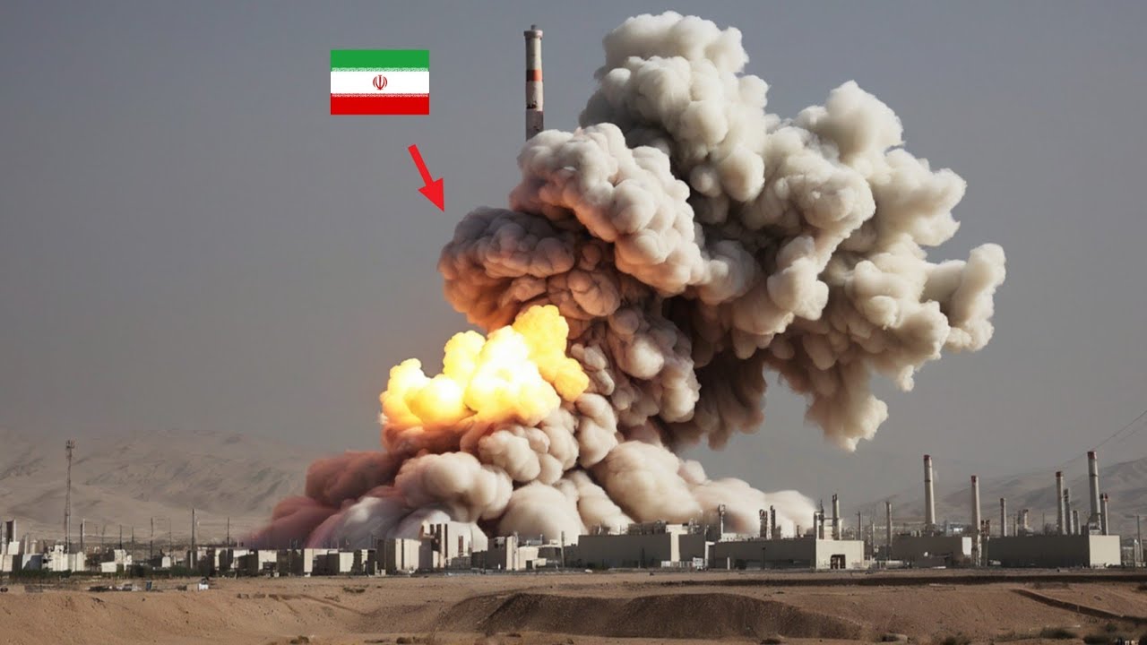 BIG EXPLOSION IN IRAN! Massive US Tomahawk fire destroys Iran's nuclear ...