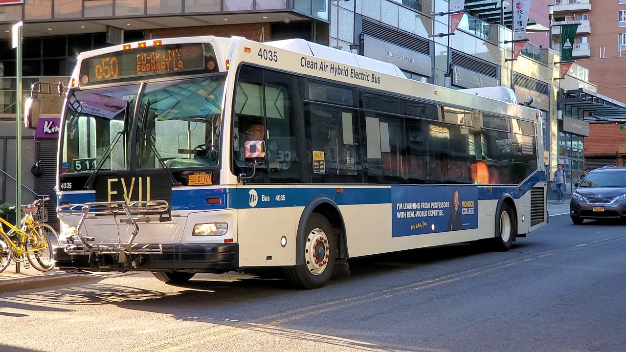 MTA Bus : 2009 Orion VII Next Generation Hybrid #4035 on the Q50 ...