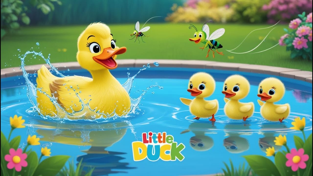 LITTLE DUCK, WADDLE AND QUACK | DUCK SONG | KIDS SONG - YouTube