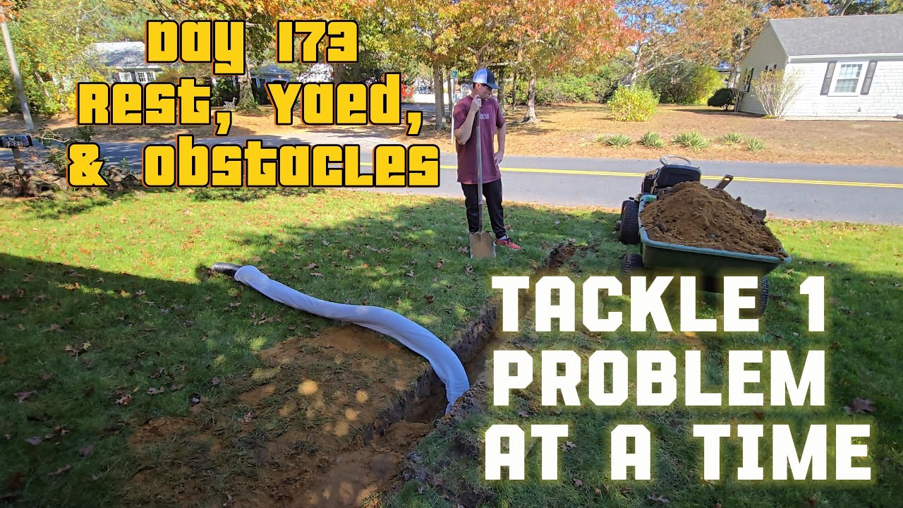 Day 173 Rest Day & Yard Renovation - YouTube