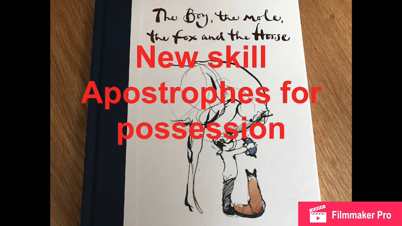 Year 2: New Writing Skill - Apostrophes for possession - YouTube