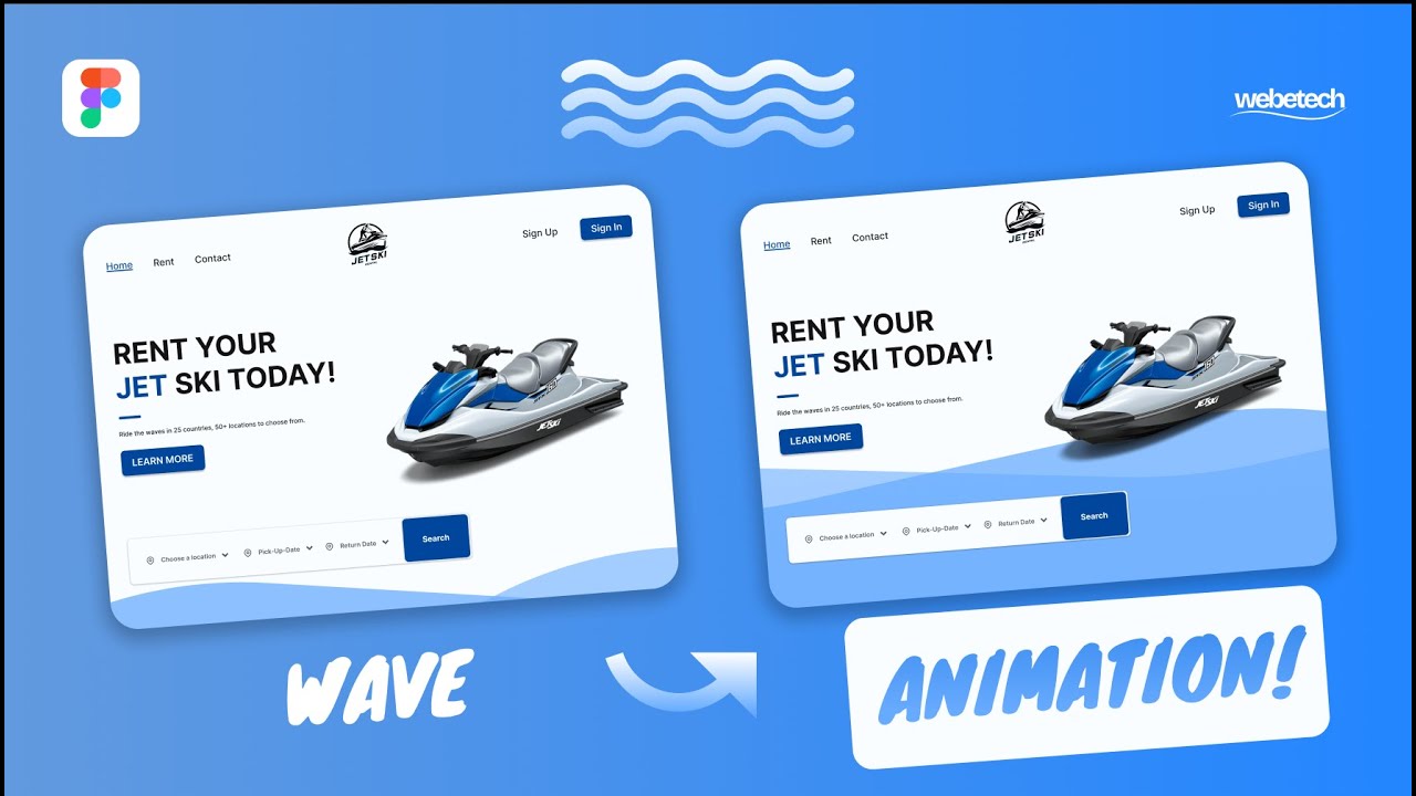Figma Tutorial: Wave Animation for your Hero Section! - YouTube