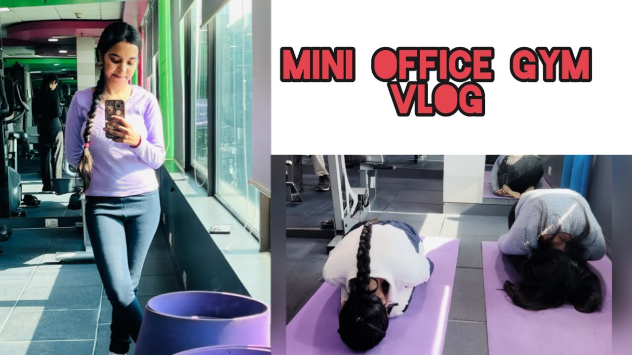 Mini Office Gym Total Timepass Vlog 😅 | #officelife #officegym # ...