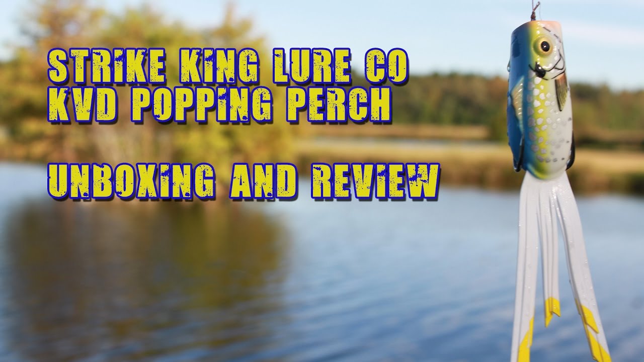 First Look at the Strike King KVD Popping Perch! New Topwater Bass Bait ...