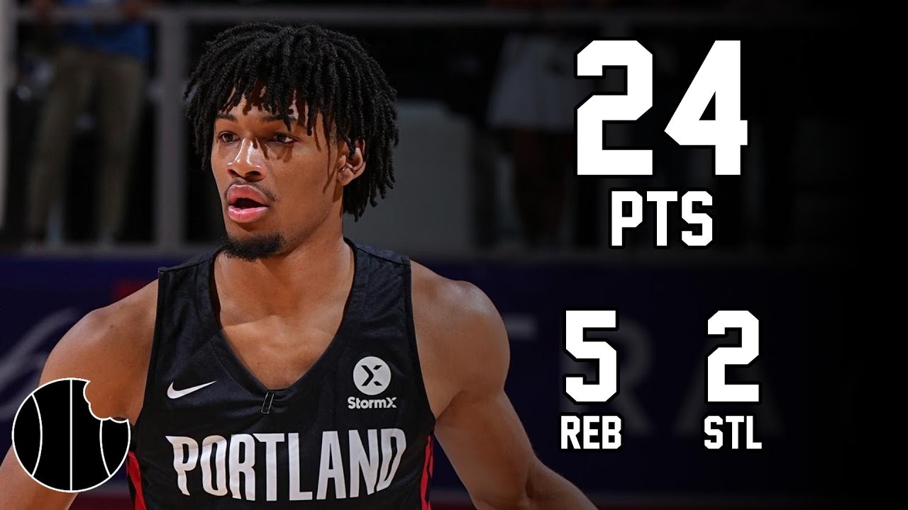 Shaedon Sharpe Highlights | Trail Blazers vs. Magic | 27th Oct 2023 ...