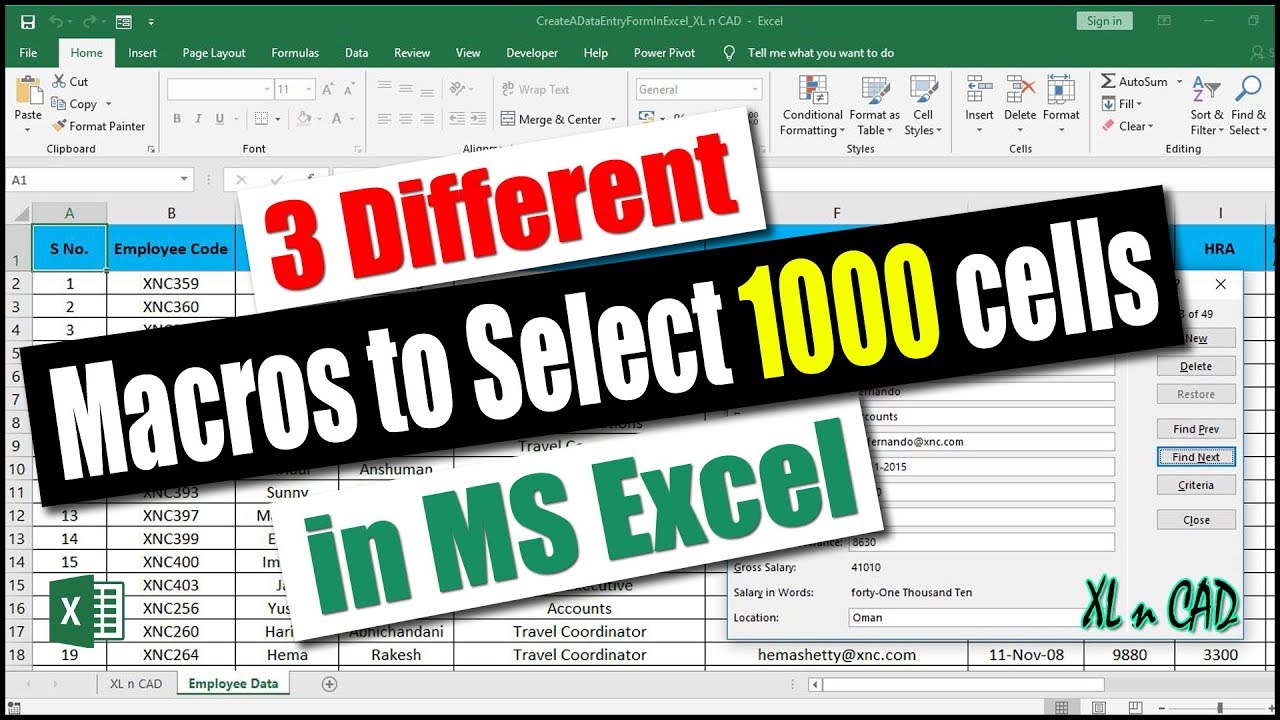 Select 100 Cells In An Excel Sheet Macro For Selecting Cells YouTube select-100-cells-in-an-excel-sheet-macro-for-selecting-cells-youtube