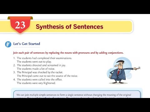 Synthesis of Sentences | Ch-23 | Class-08 | Part-01 | Collins English ...