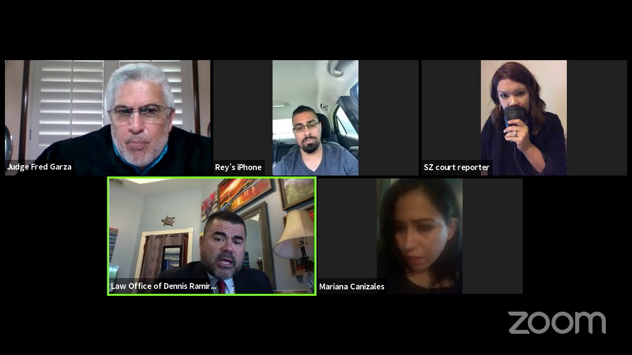 Judge Fred Garza's Zoom Meeting - YouTube