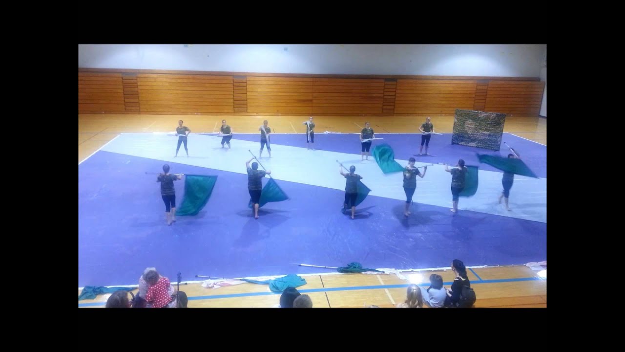 J.W.Mitchell Winter Guard Performance 2/8/2013 - YouTube