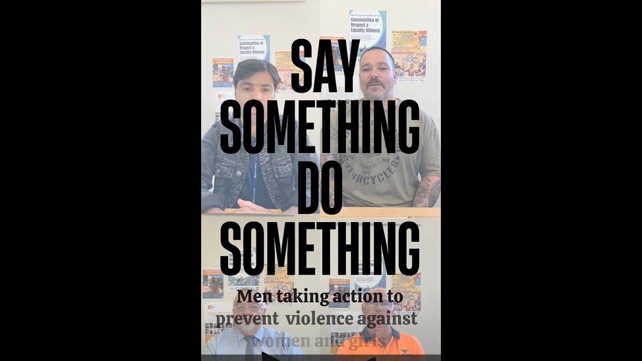 Say Something Do Something - Men Take Action to Prevent Violence ...