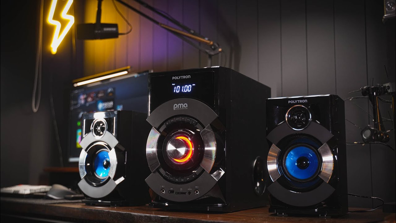 Fitur lengkap Harga Merakyat | Polytron PMA 9507 multimedia speaker ...