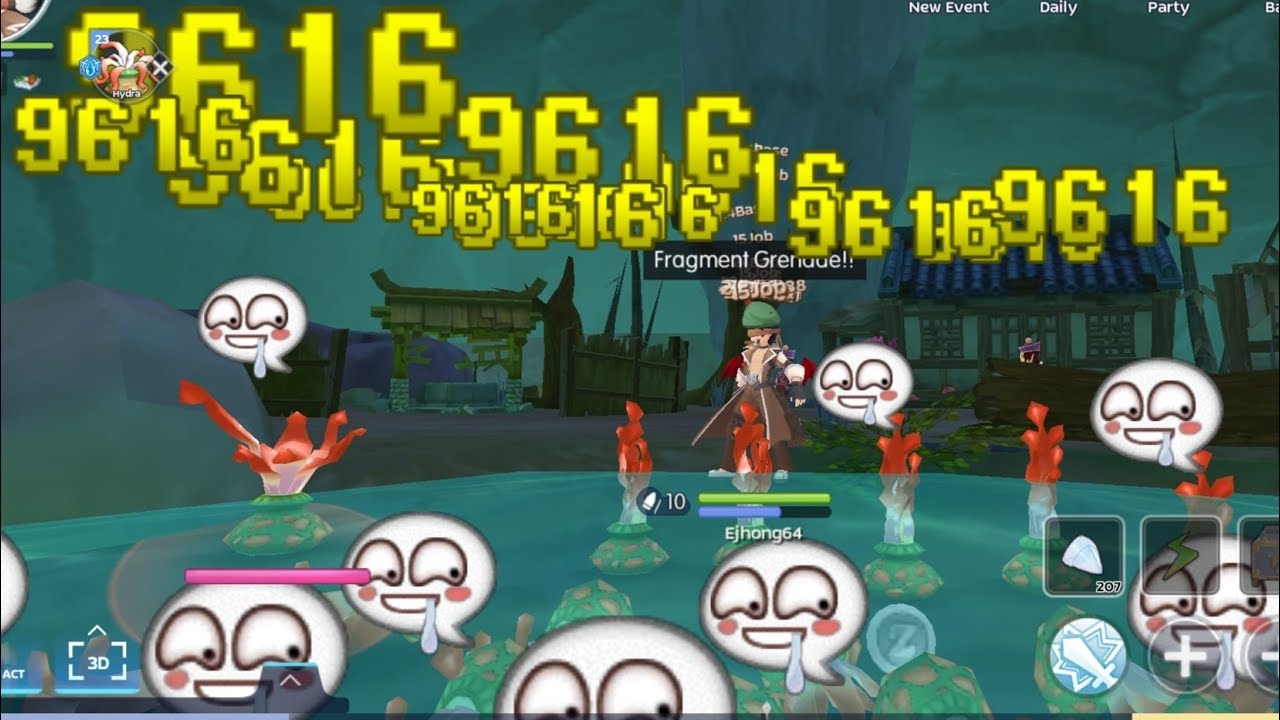 Farming Hydras with Fragment Grenade Gunslinger | Ragnarok M: Eternal ...