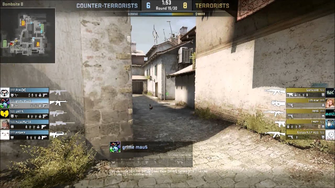 CS GO M4A4 SPRAY ACE ON INFERNO MID - YouTube