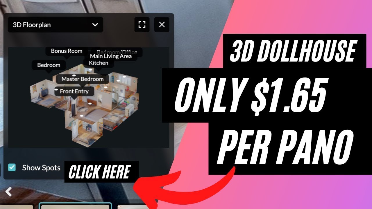 3D Dollhouse For Only $1.65 On CloudPano - YouTube