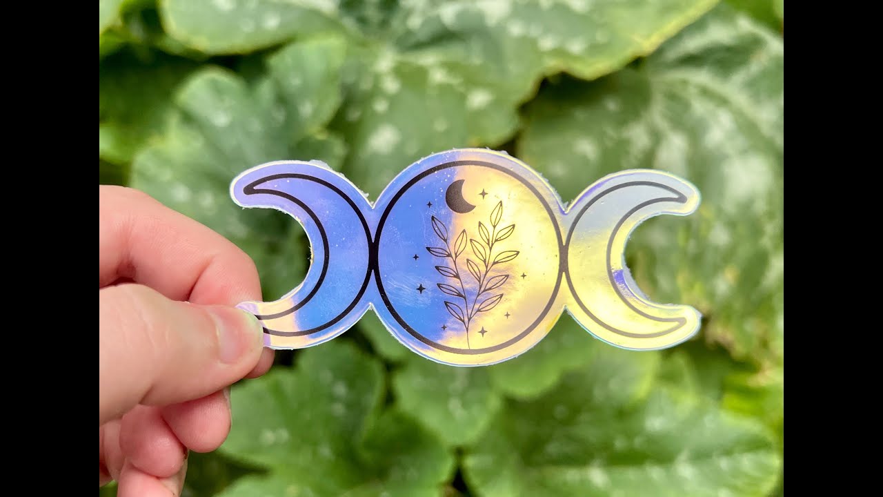 Iridescent Sticker Showcase - YouTube