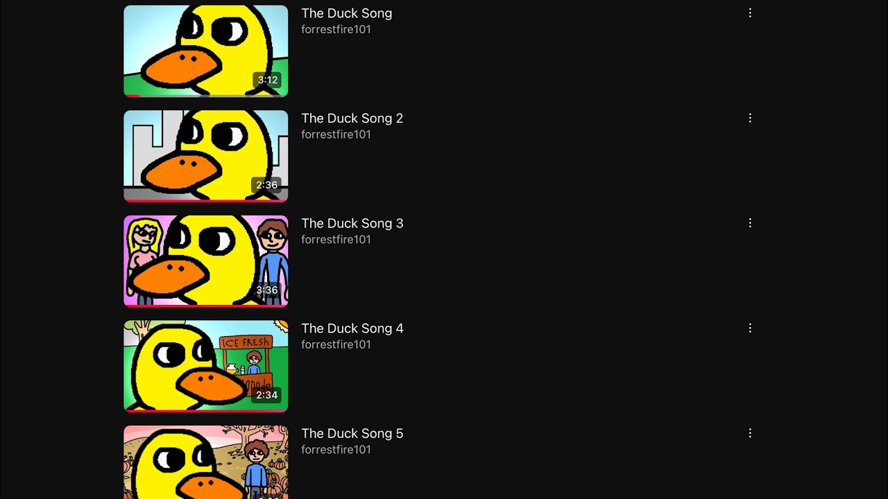 The duck song with all parts! - YouTube
