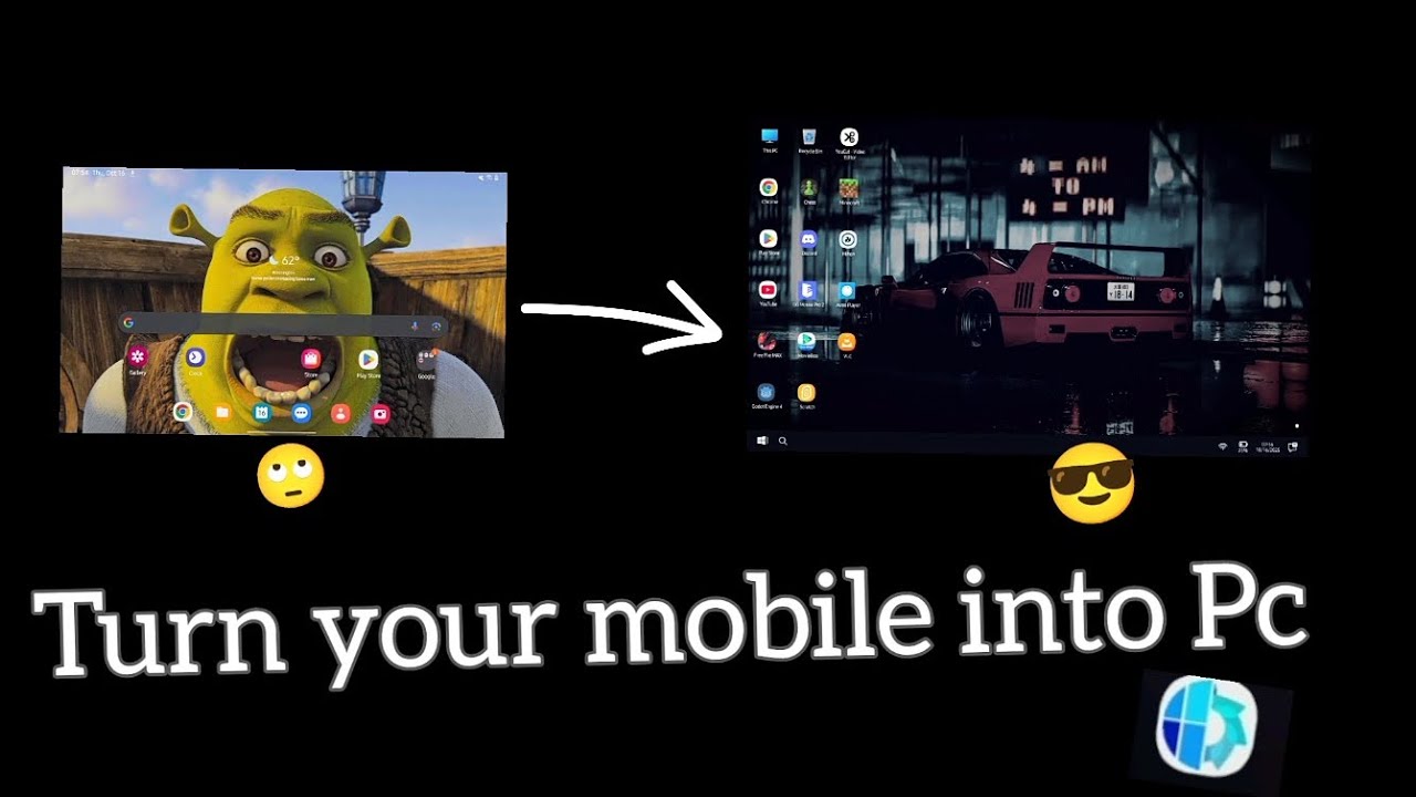 Turn your mobile into pc | windows | launcher | Totorial |ace111 - YouTube