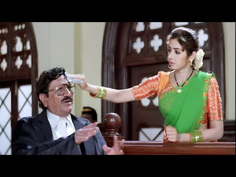 Sridevi की गवाही सुनके वकील का छूटा पसीना | Akshay, Sridevi Funny Court Scene | लोट पोट कॉमेडी सीन