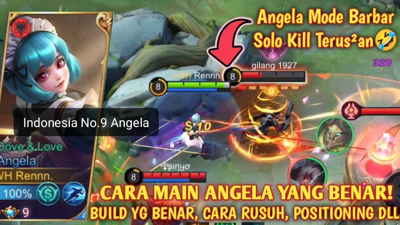 BUILD ANGELA SUPPORT 2022 | DAMAGE SAKIT, HEAL DERAS & SLOW PARAH ...