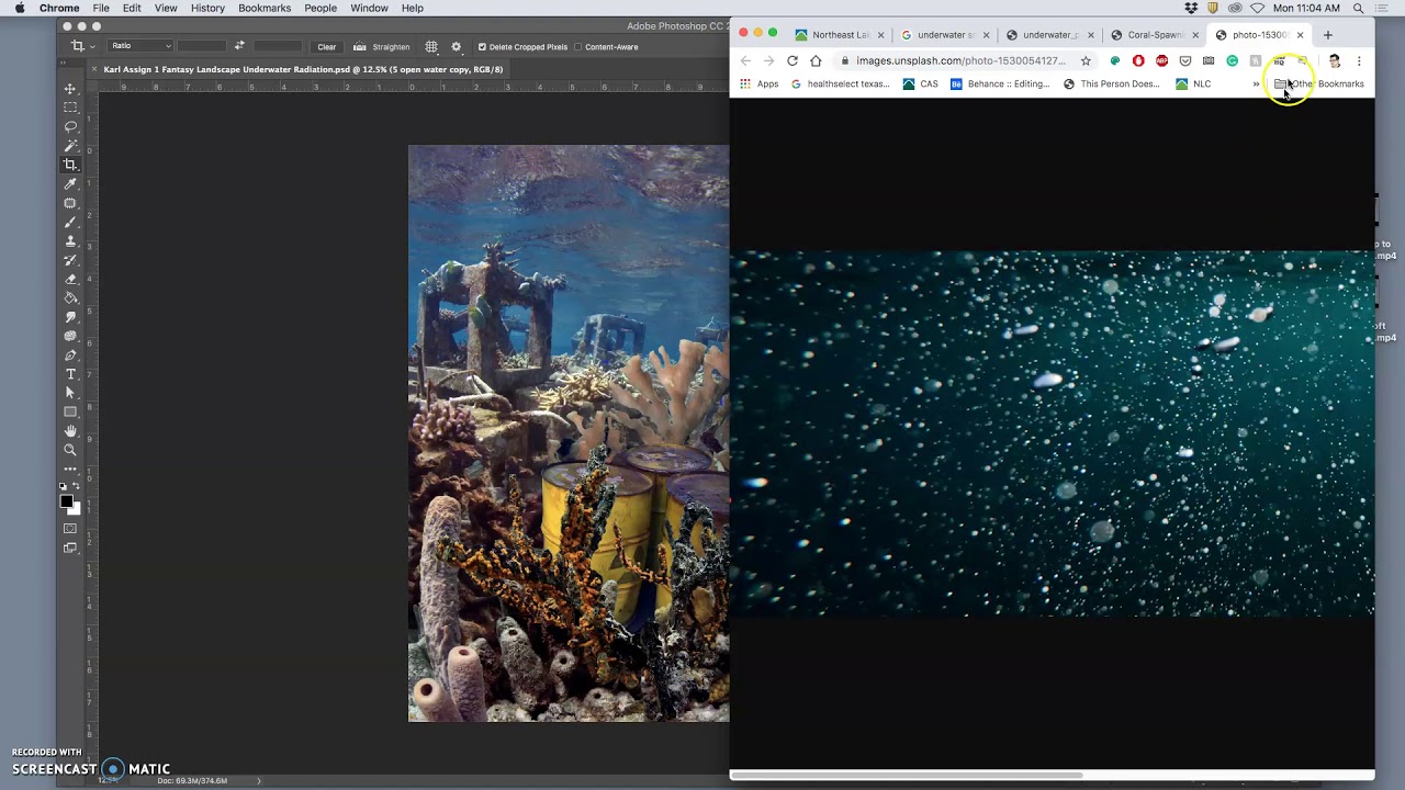 9 Using Texture Fills To Glaze and Treat the Whole Image - YouTube