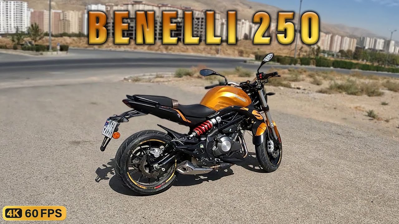 Benelli TNT 249s Gold test Ride with Pure exhuast sound | 4K 60FPS ...