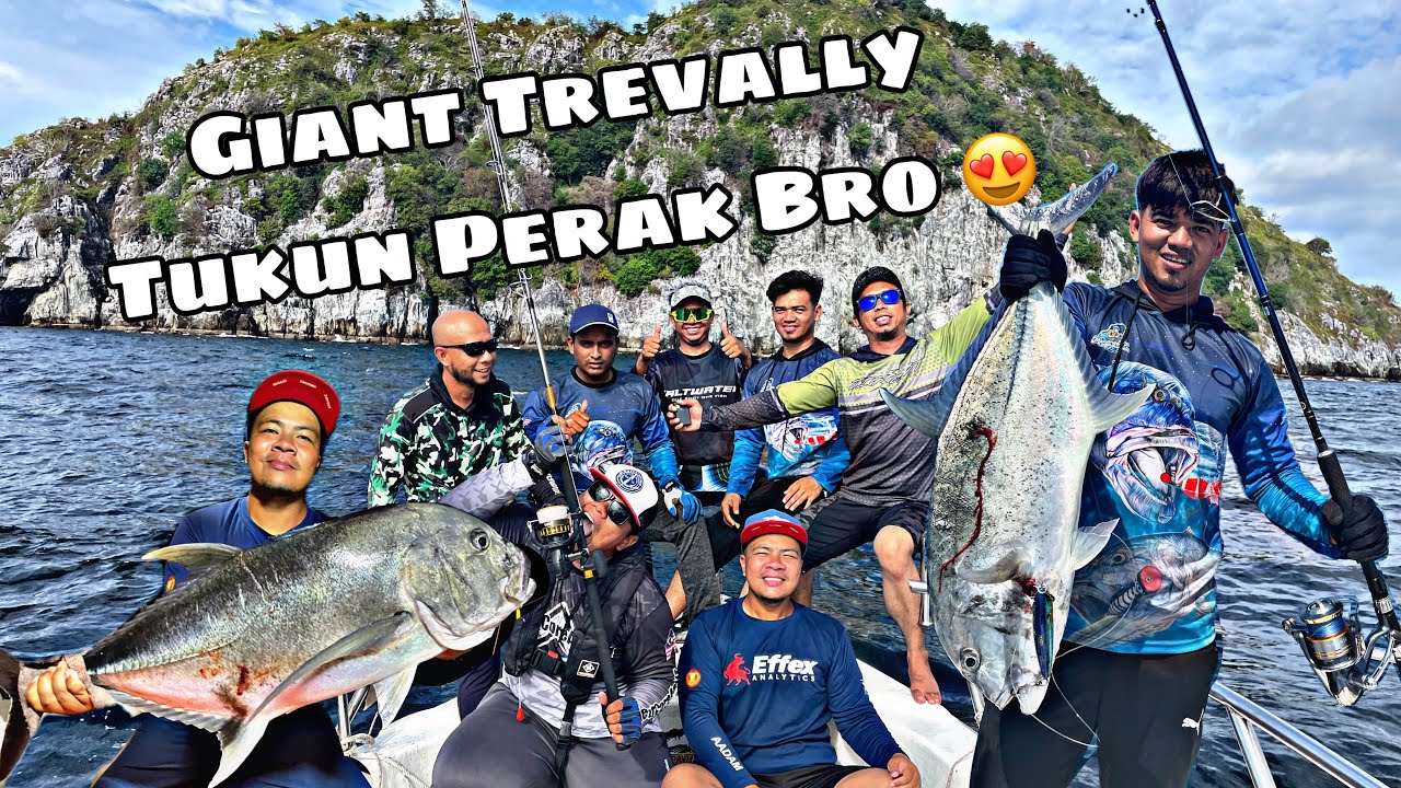 #211 GIANT TREVALLY TUKUN PERAK BRO 😍|| PENUH TONG GT SAJA || TRIP ...
