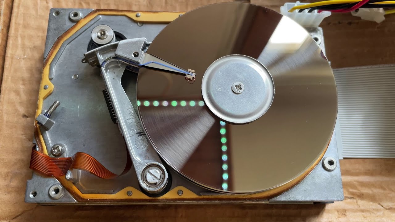 KALOK KL 343 Hard drive sounds - Rare 40MB stepper-based drive from the ...