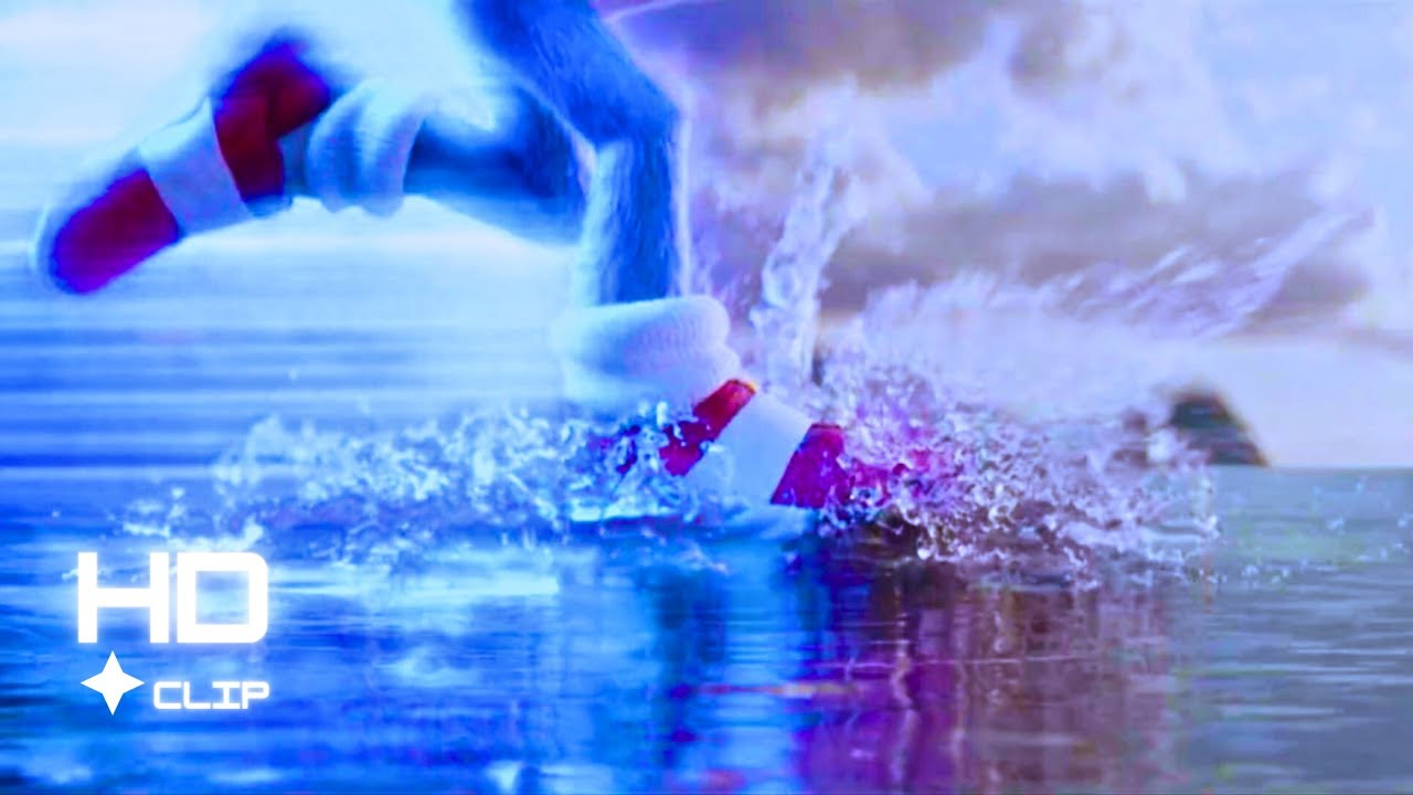Sonic the Hedgehog 2 (2022) - Sonic Water Run scene | HD Movie Clip ...