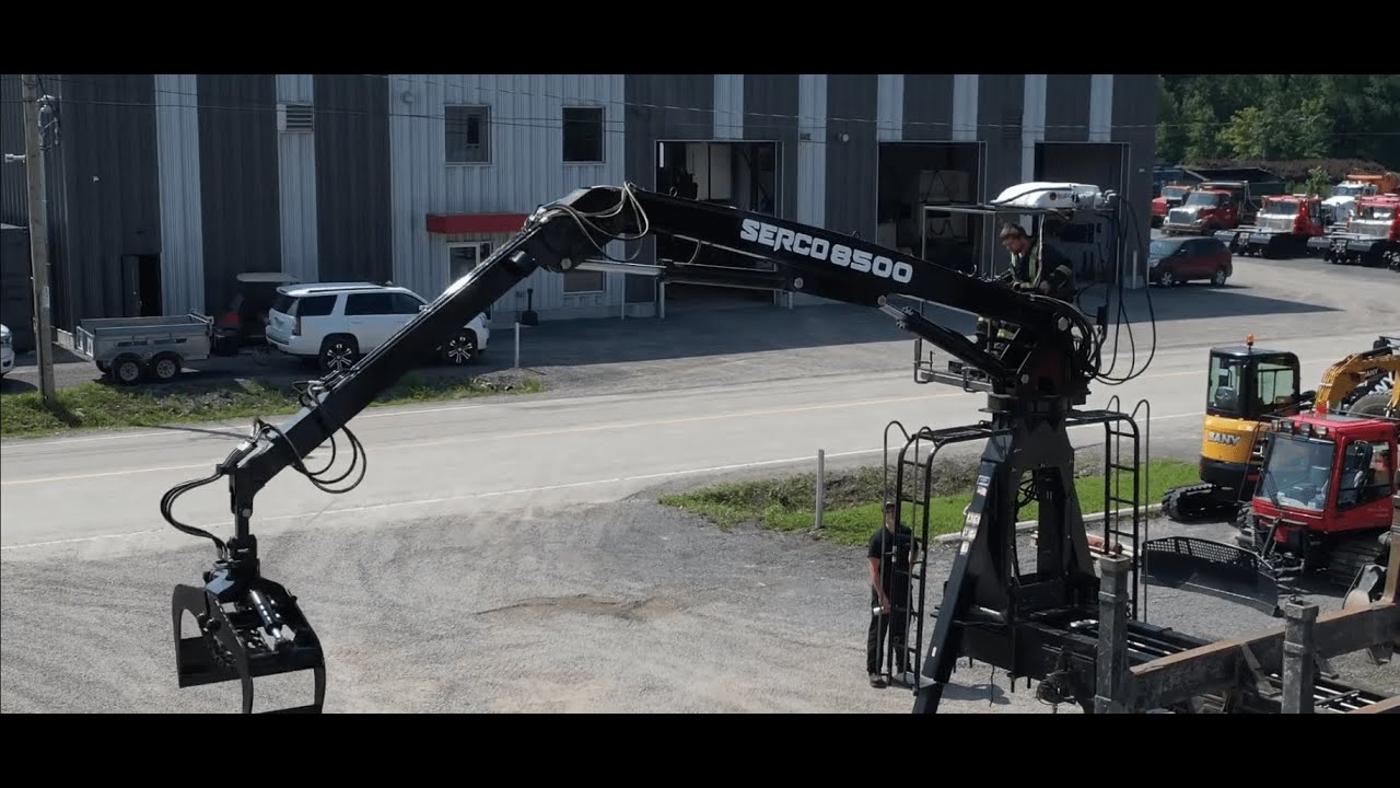 Serco 8500 Log Loader Getting Prepped For Delivery! - YouTube