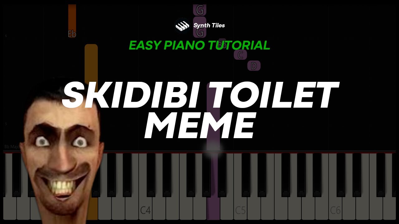 Skidibi Toilet Meme | EASY Piano Tutorial by ST - YouTube
