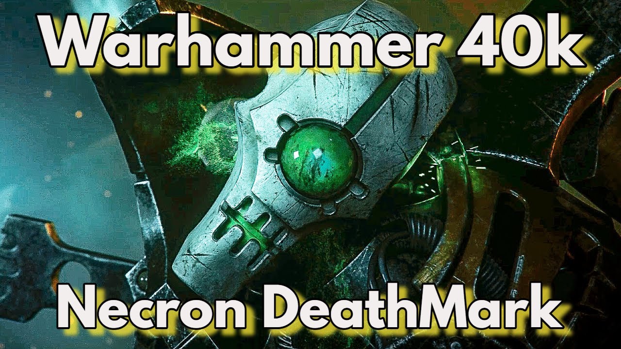 Warhammer 40K - Space Marine Battle Necron Deathmark - YouTube