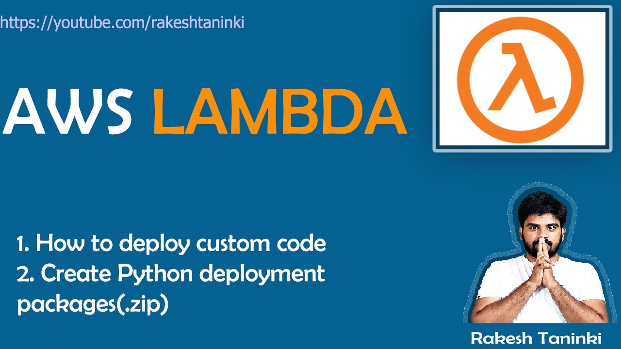 EP-66 || AWS Lambda - Python code packages and deployments || Rakesh ...