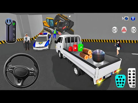 New Transporter Pickup Stuck in Parking with Excavator🛻🚧 3D Driving Class 2025 - Android Gameplay🎮 