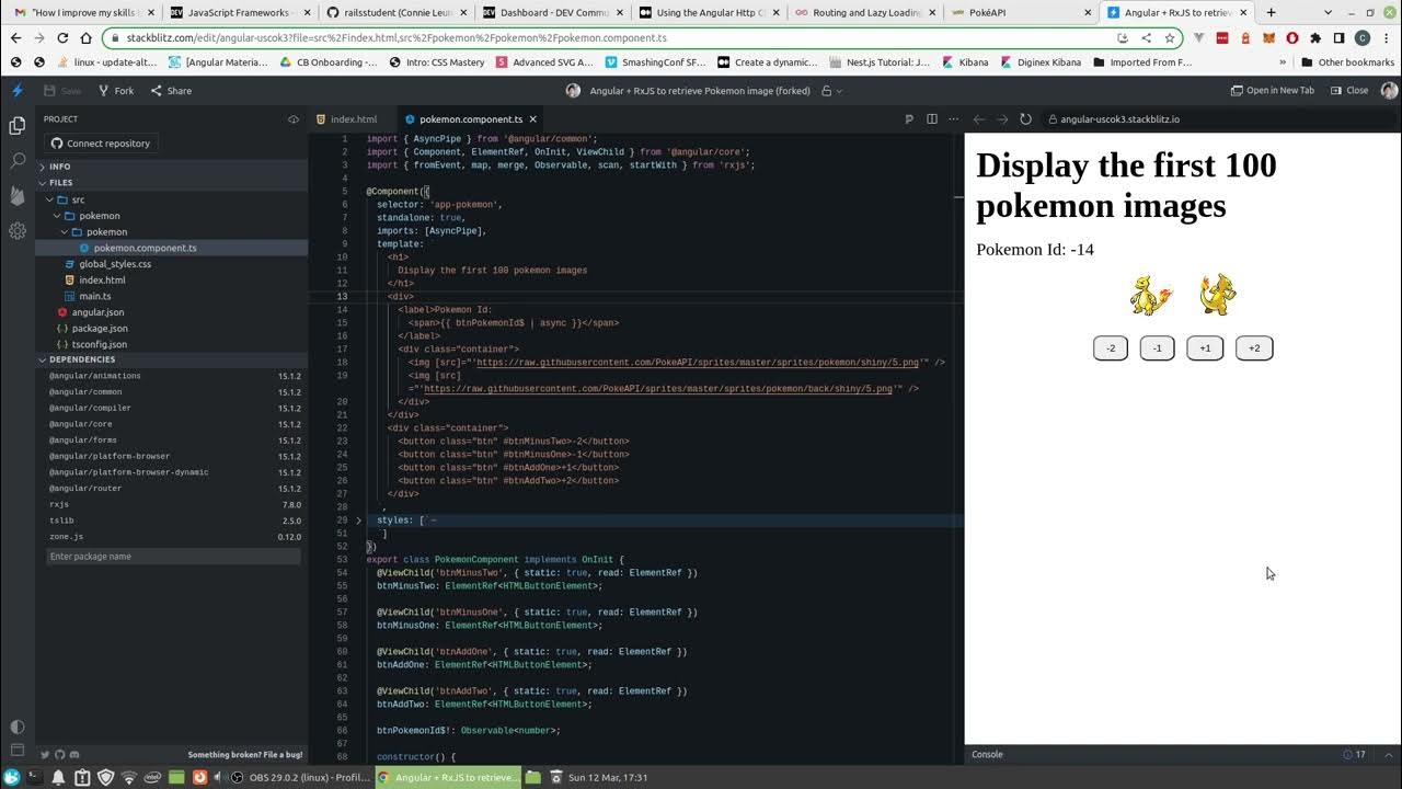 Render Pokemon using Angular and RxJS - YouTube