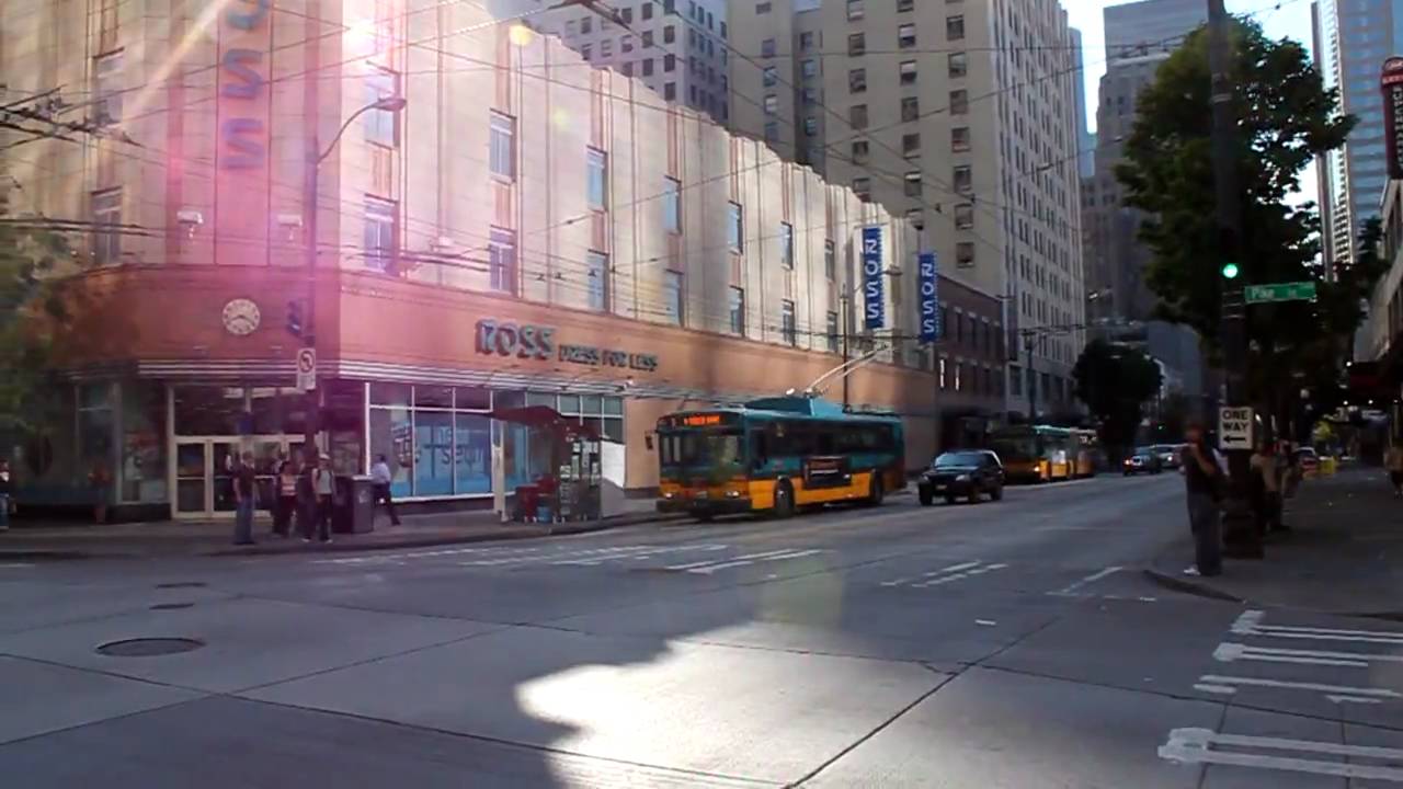 Seattle Metro Trolley Bus - YouTube