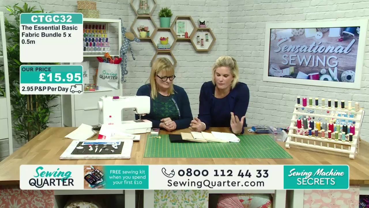 Sewing Quarter - Sensational Sewing - 8th June 2017 - YouTube