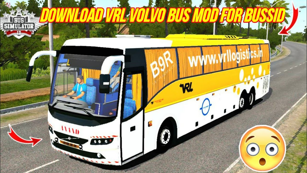 download VRL VOLVO BUS MOD FOR bus simulator Indonesia,BUSSID V3.7.1# ...