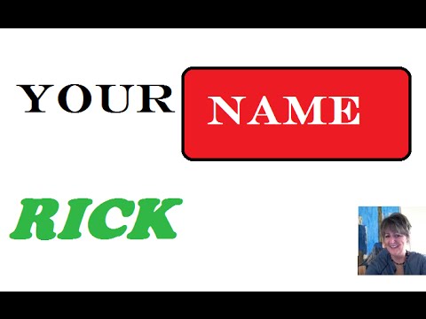 1st. Name Meaning ~ Rick* Name Names - YouTube