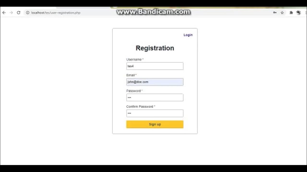 Membuat simple Login, Register, dan Logout - YouTube