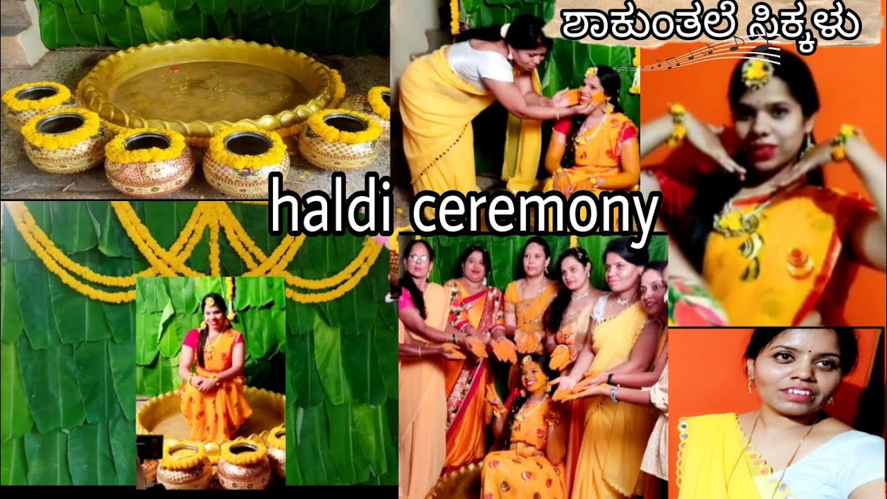 Grand Haldi ceremony/ಅರಿಶಿನ ಶಾಸ್ತ್ರದ ಬ್ಲಾಗ್ - YouTube