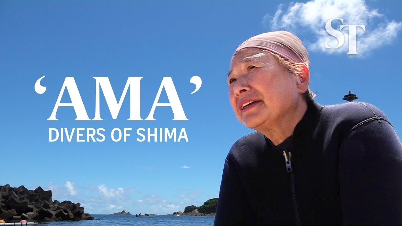 Shima's men ama divers part of Japan's free diving tradition - YouTube