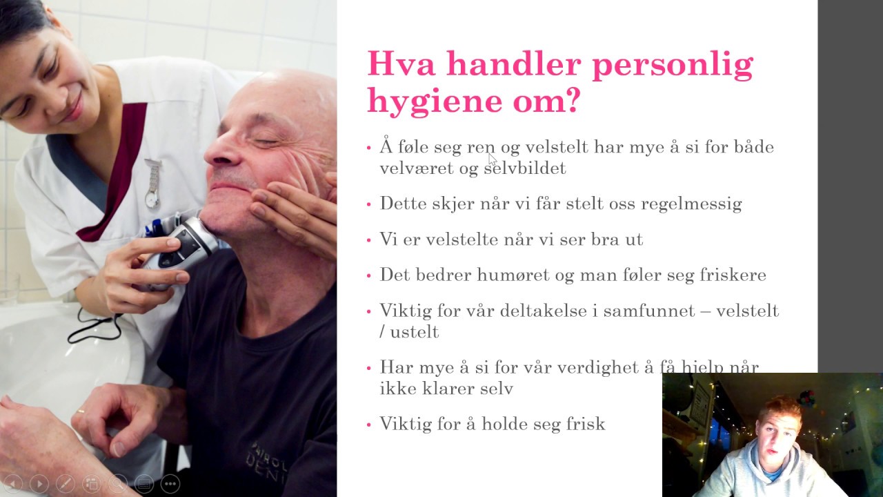 Hva handler personlig hygiene om? Andreas - helsearbeiderfag vg2. - YouTube