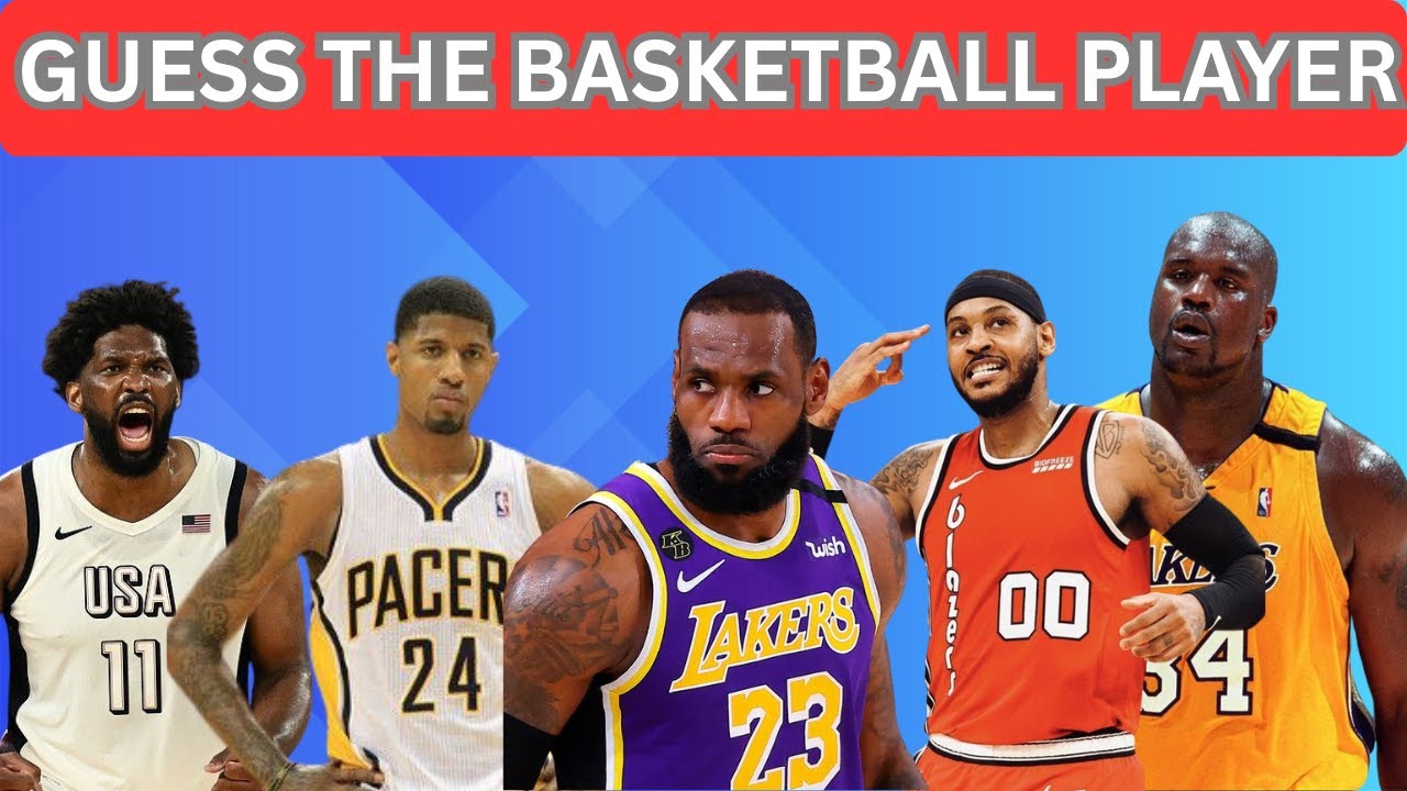 Can You Name These Basketball Players? 🏀 Ultimate Guessing Challenge ...