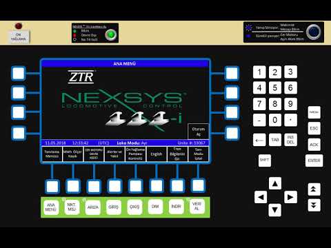 ZTR NEXSYS III-i DE22000-DE33000 lokolarda Cer Motor izole - YouTube