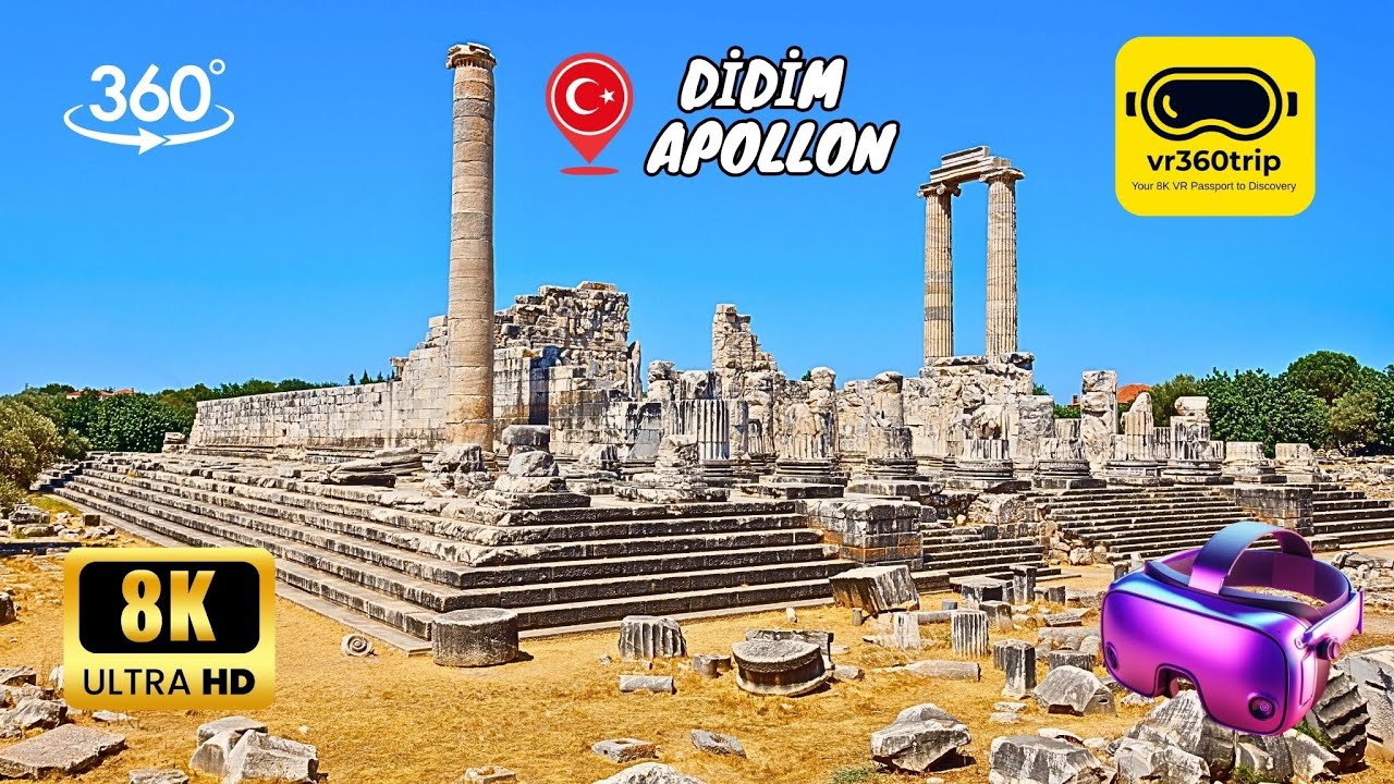 Didim Apollon Tapınağı – Antik Kehanet Merkezi – 8K 360 VR Video ...