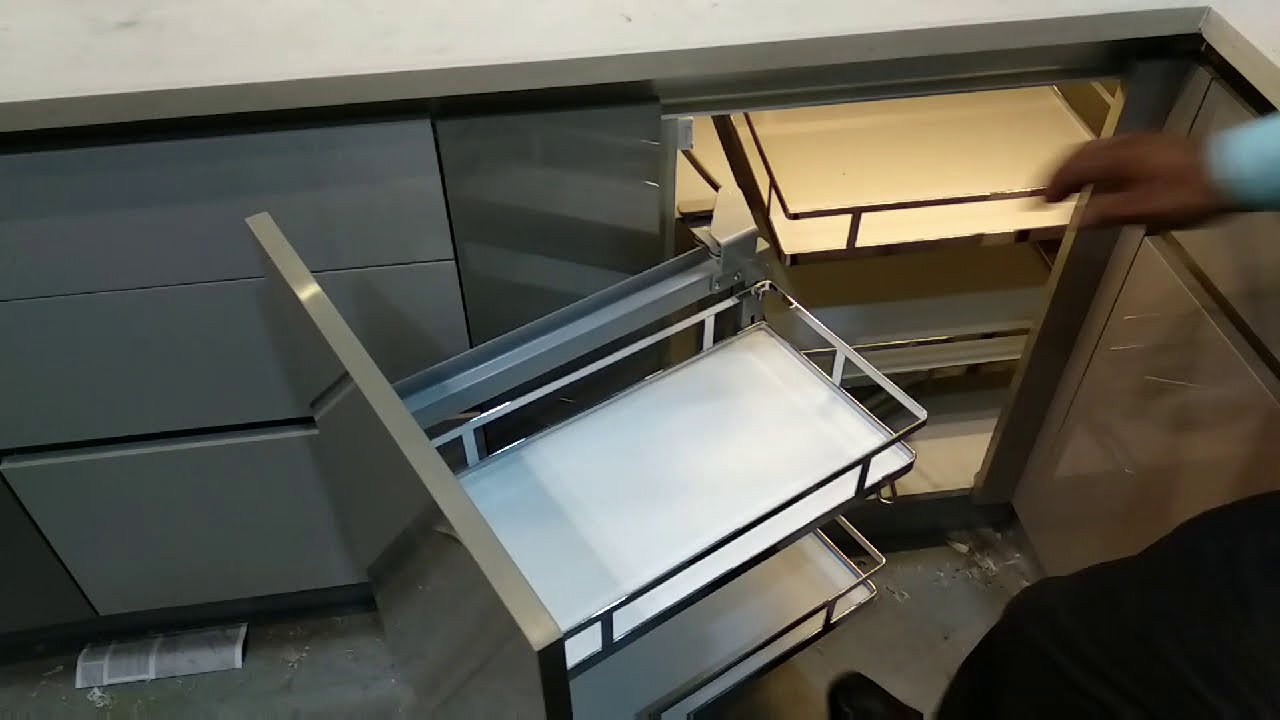 Magic Corner । How we use corner space kitchen #profilelight # ...