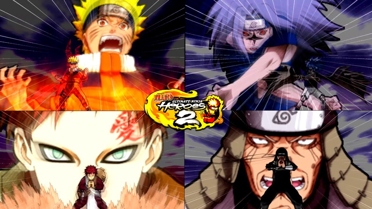 All Jutsu & Ultimate Jutsu - Naruto: Ultimate Ninja Heroes 2 - YouTube